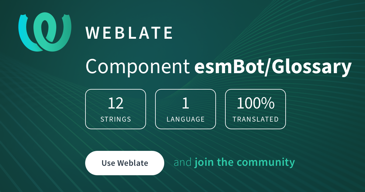 esmBot/Glossary — English @ Codeberg Translate
