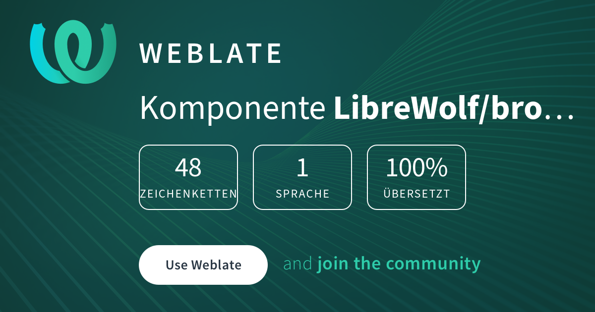 LibreWolf/browser/preferences/preferences — German @ Codeberg Translate